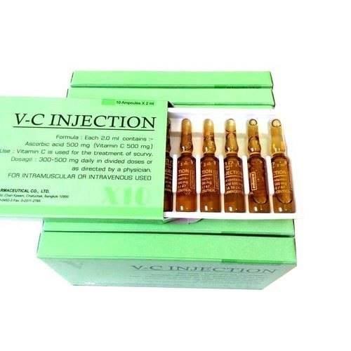 Shop VC skin whitening Injection 500 MG 10 Ampoules of 2 ML ...