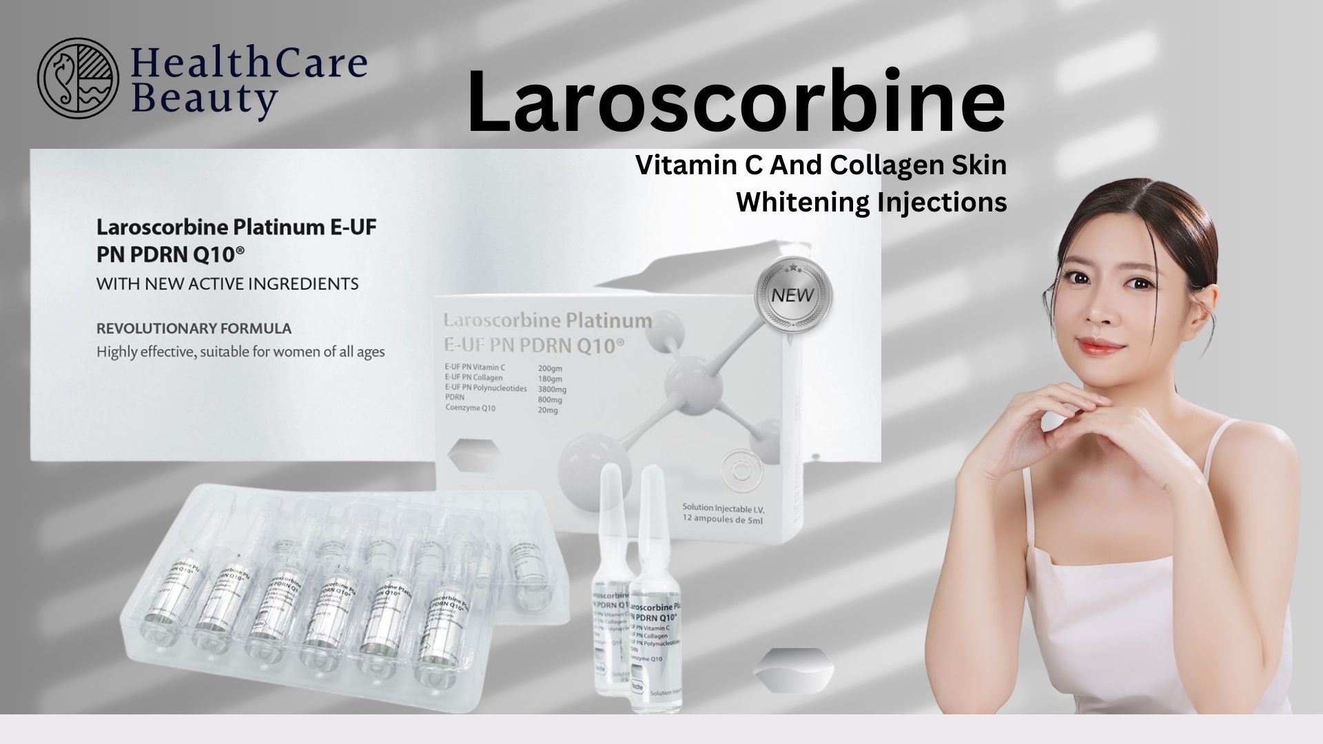 Laroscorbine Glutathione + Vitamin C Skin Whitening injections