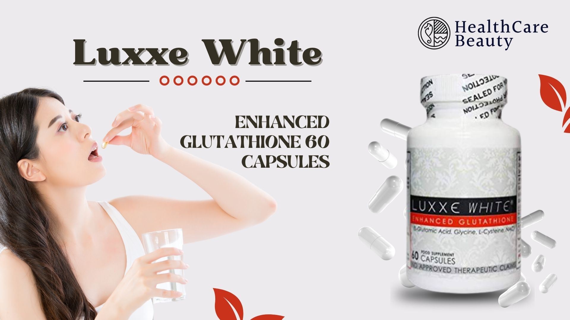 Luxxe White Glutathione Premium Skin Whitening Capsules